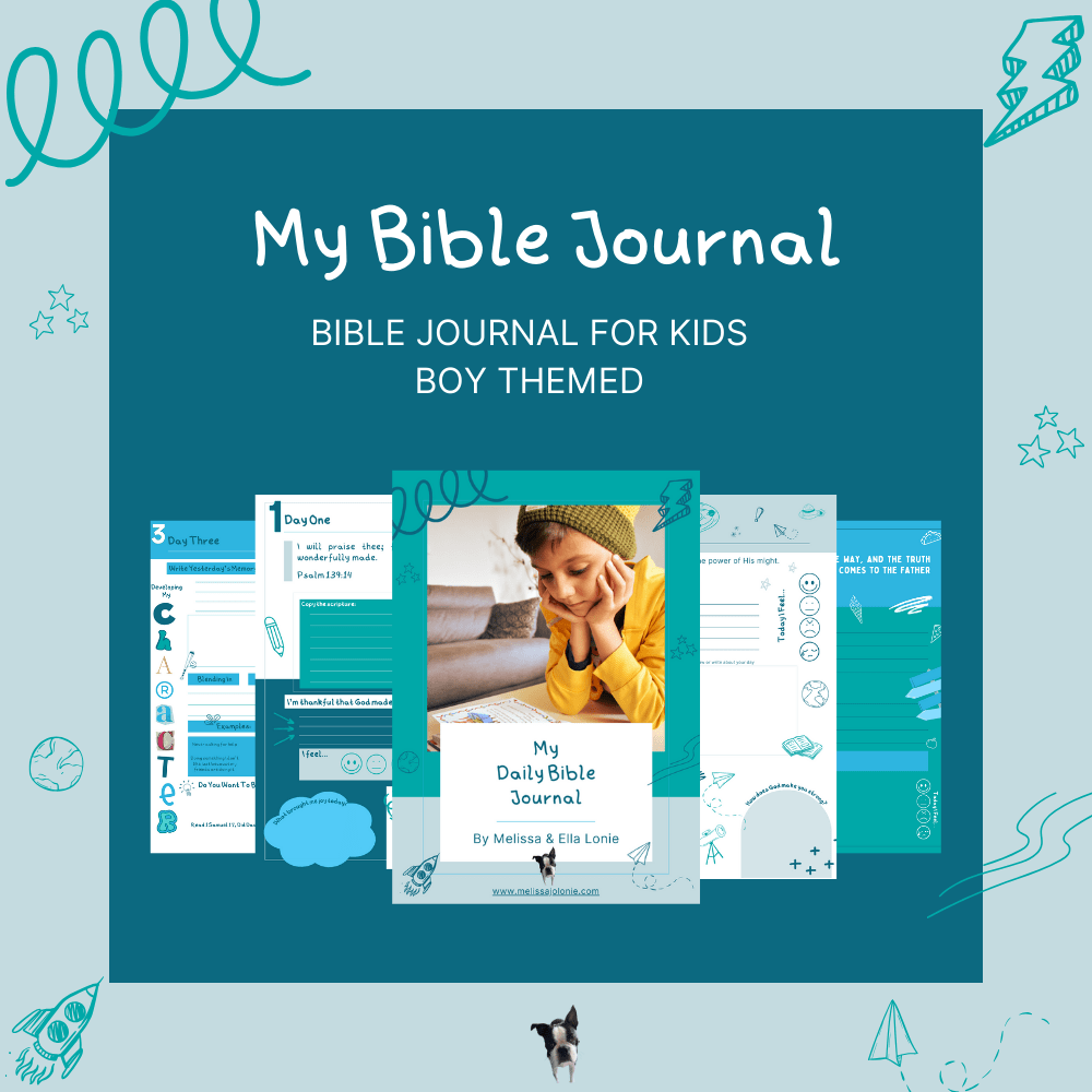Boys Bible Journal - Melissa Jo Lonie